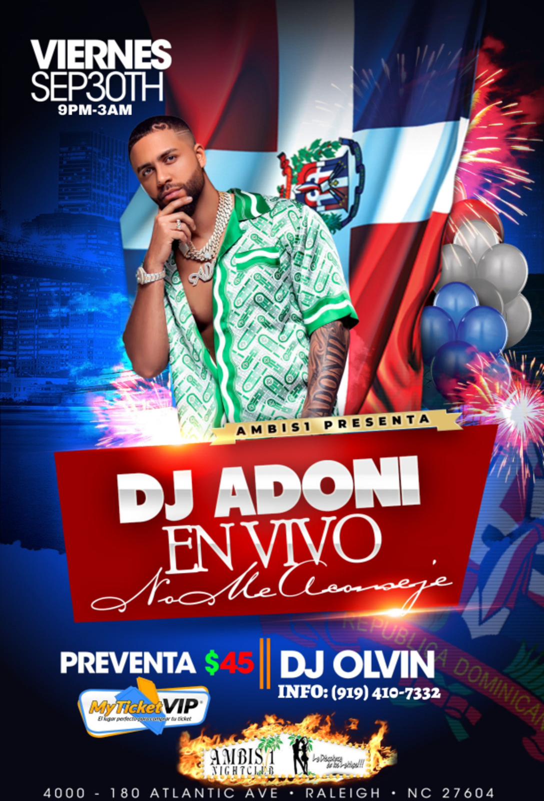 DJ ADONI - My Ticket VIP